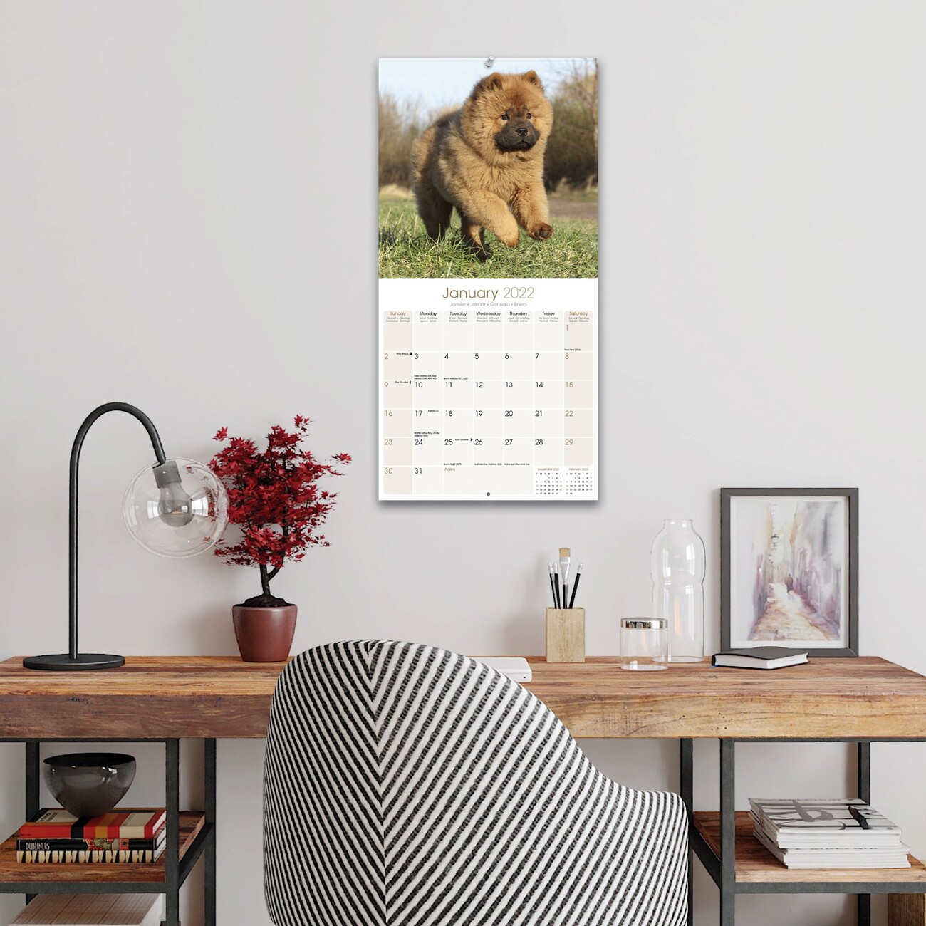 Chow Chow - Calendarios de pared 2022 | Consíguelos en Posters.es
