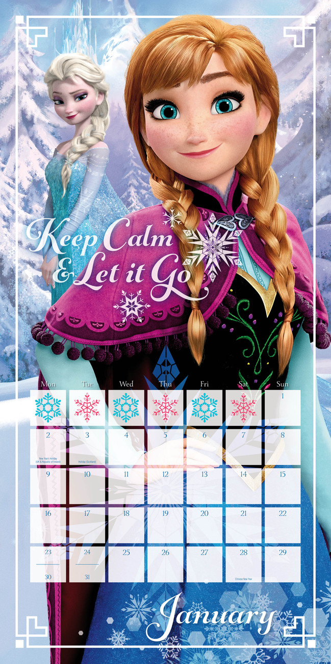 Disney - Frozen - Calendarios de pared 2017 | Consíguelos en Posters.es