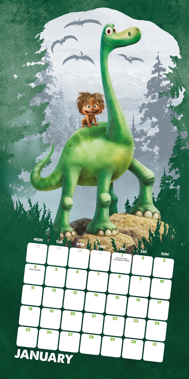 El viaje de Arlo - Calendarios de pared 2016 | Consíguelos en Posters.es