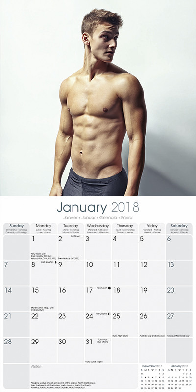 Guys - Calendarios de pared 2018 | Consíguelos en Posters.es