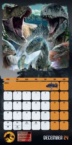 Jurassic World - Calendarios de pared 2024 | Consíguelos en Posters.es