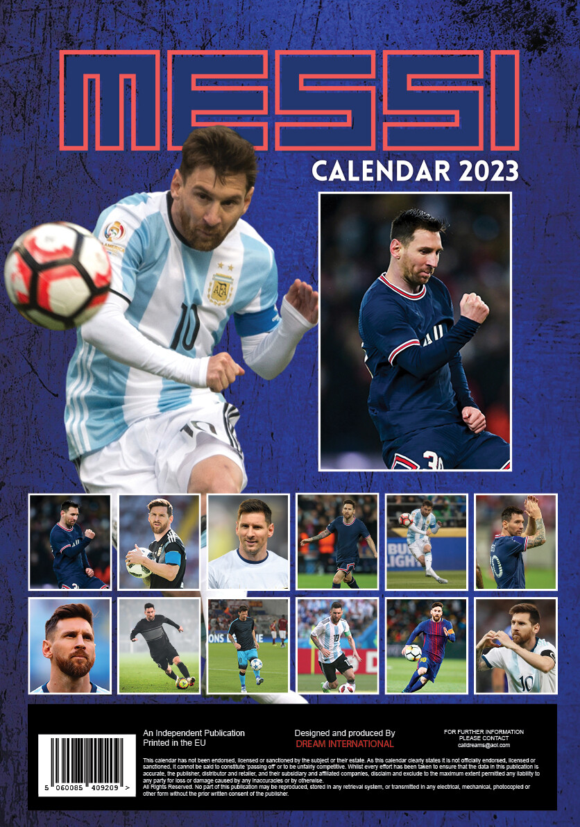 Lionel Messi - Calendarios de pared 2023 | Consíguelos en Posters.es