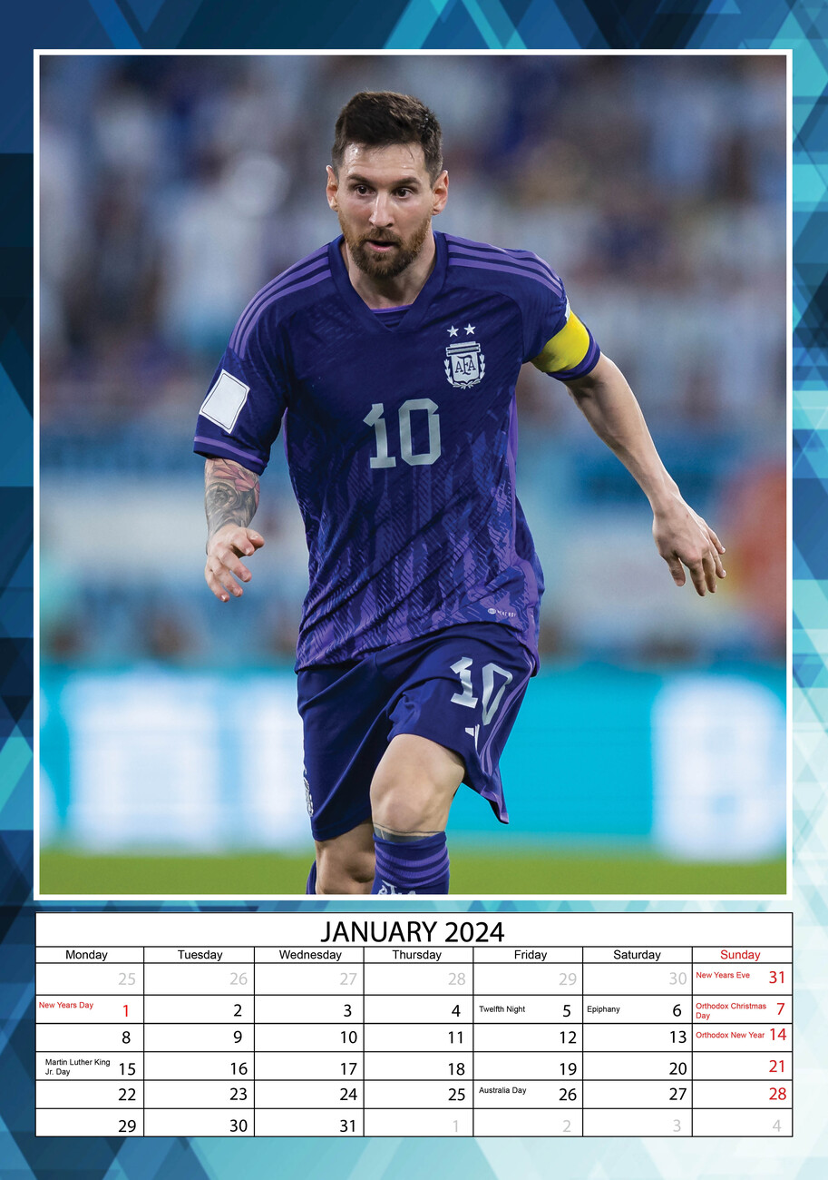 Lionel Messi - Calendarios de pared 2024 | Consíguelos en Posters.es