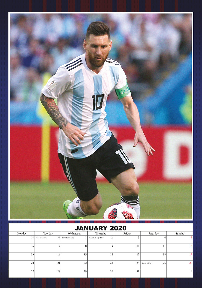 Lionel Messi - Calendarios de pared 2020 | Consíguelos en Posters.es