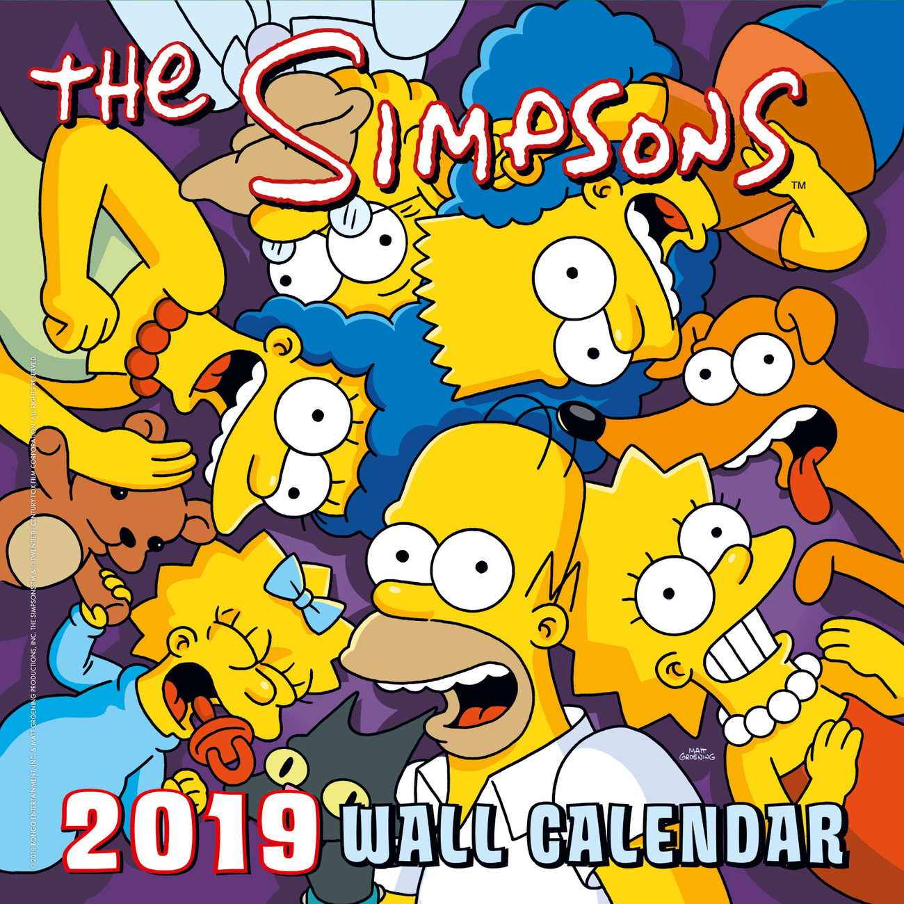Los Simpson - Calendarios de pared 2019 | Consíguelos en Posters.es