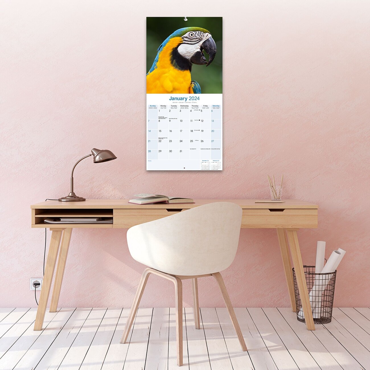 Macaws - Calendarios de pared 2024 | Consíguelos en Posters.es