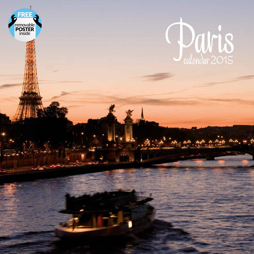 Paris - Calendarios de pared 2015 | Consíguelos en Posters.es
