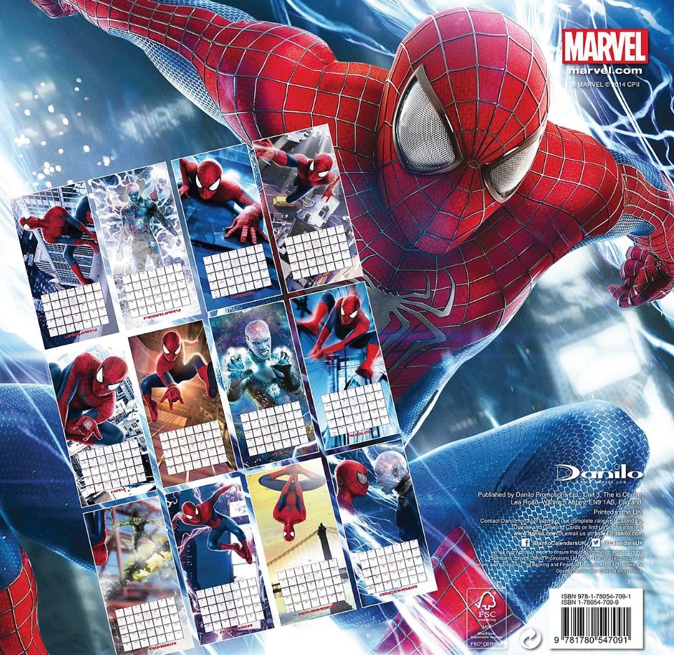 The Amazing Spider-Man 2: Rise of Electro - Calendarios de pared 2015 ...