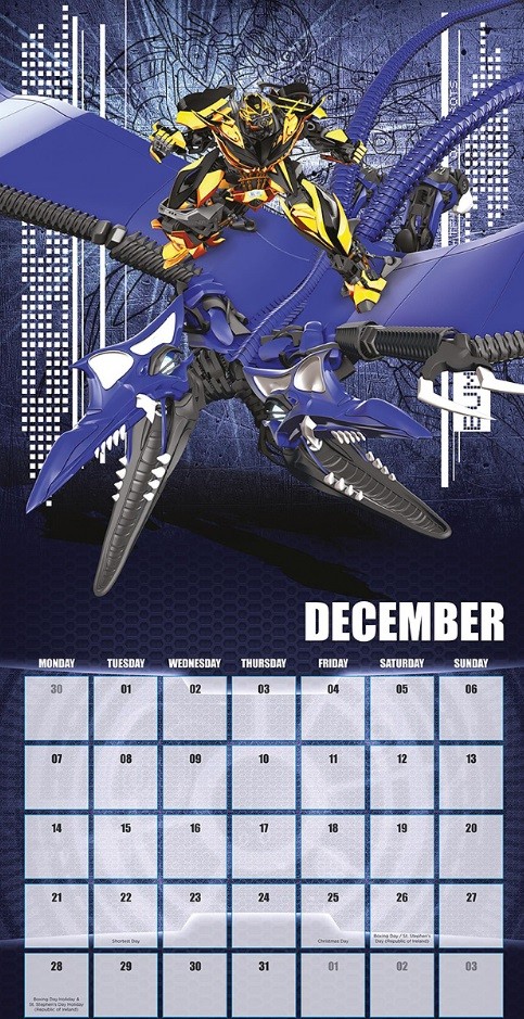 Transformers - Calendarios de pared 2015 | Consíguelos en Posters.es