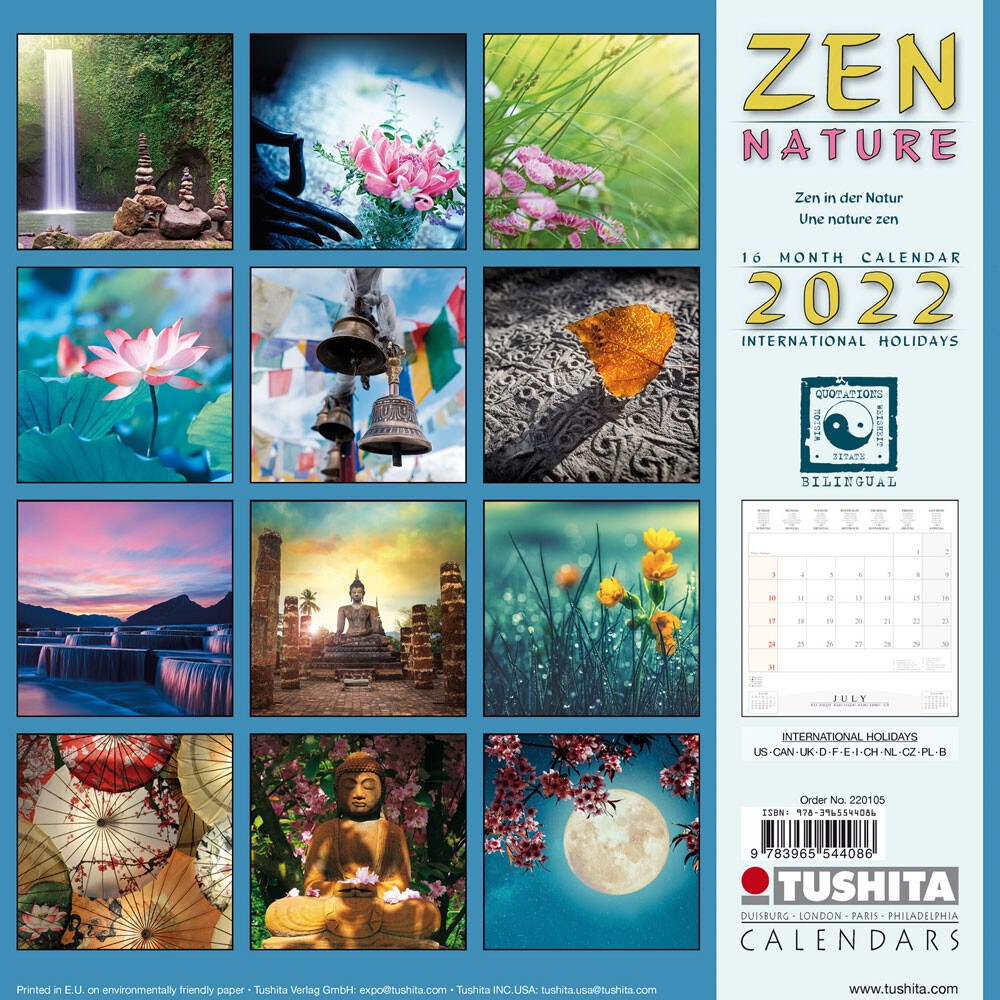 Zen Nature - Calendarios de pared 2022 | Consíguelos en Posters.es