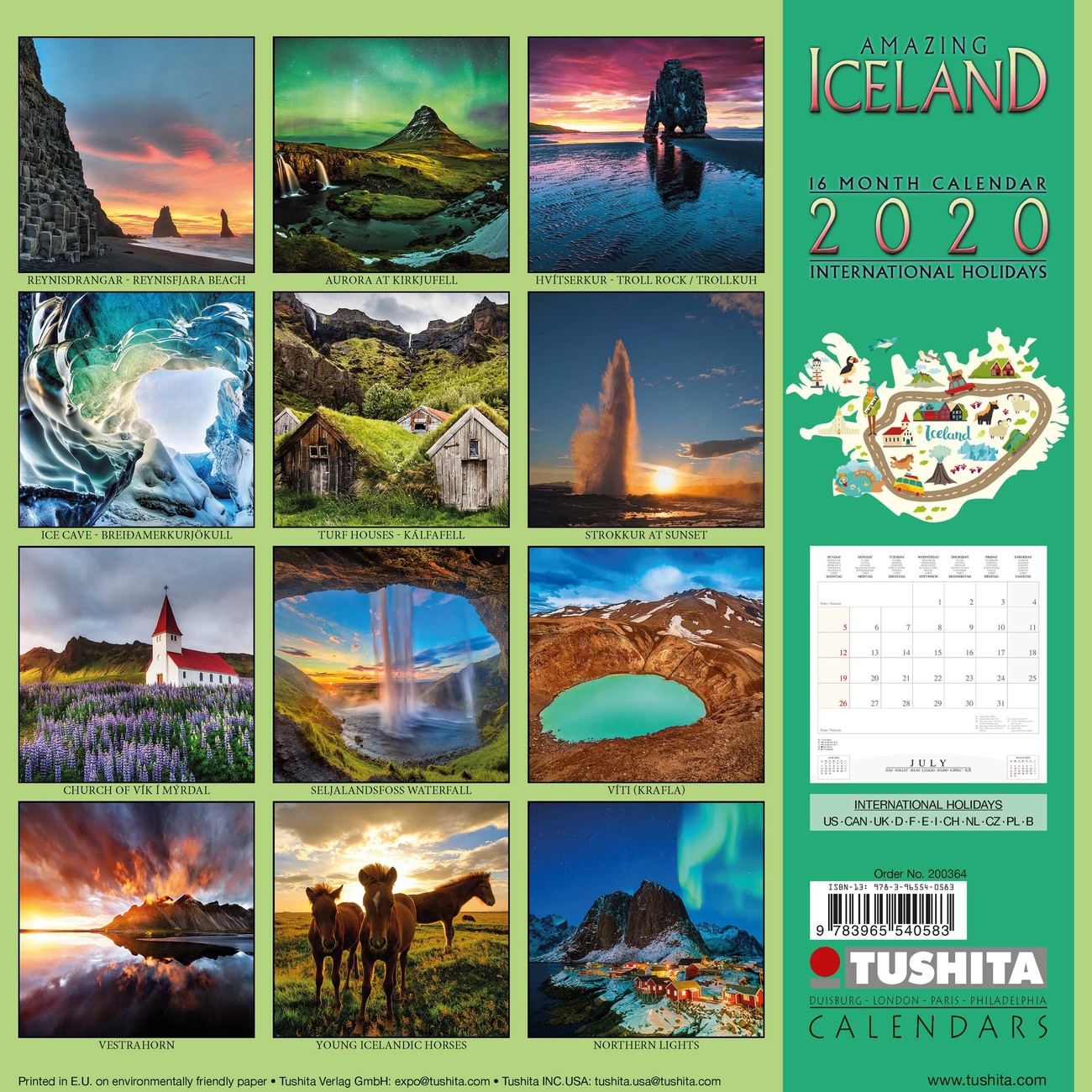 Amazing Iceland - Wall Calendars 2020 | Buy at UKposters