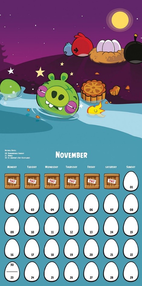 Angry Birds - Wall Calendars 2015 | Buy at UKposters