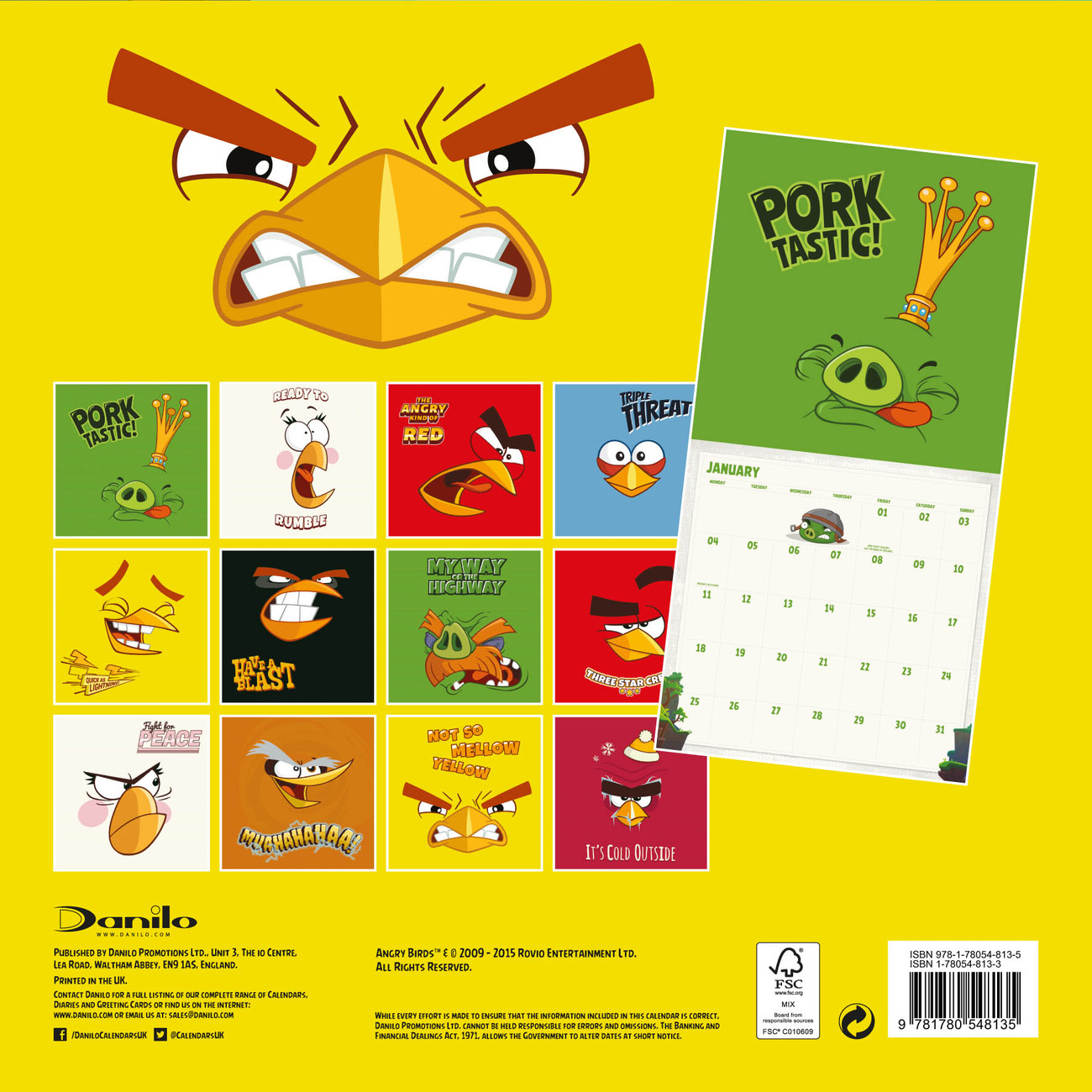 Angry Birds - Wall Calendars 2016 | Buy at UKposters