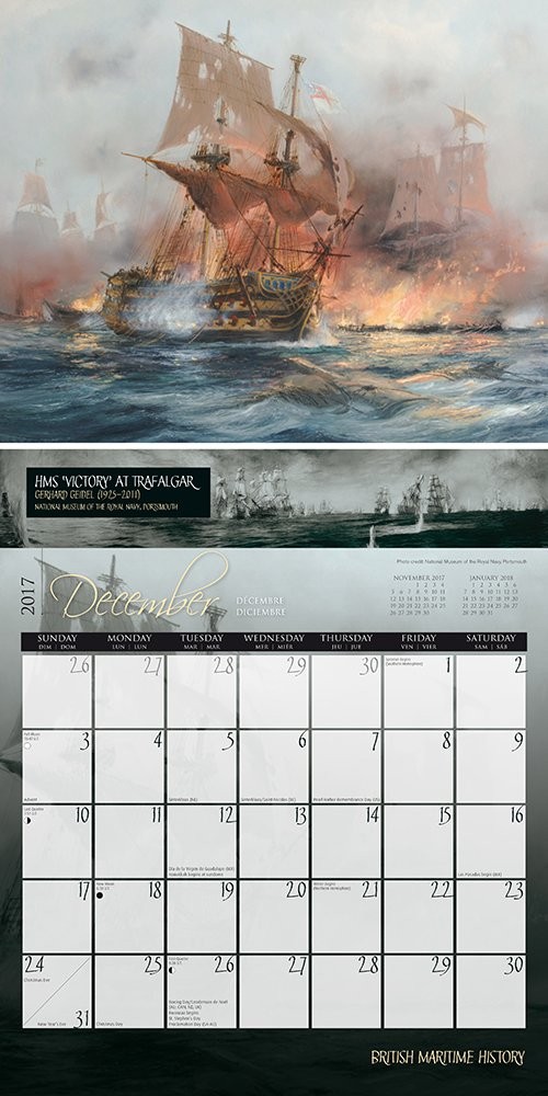 British Maritime History - Wall Calendars 2017 | Buy at Europosters