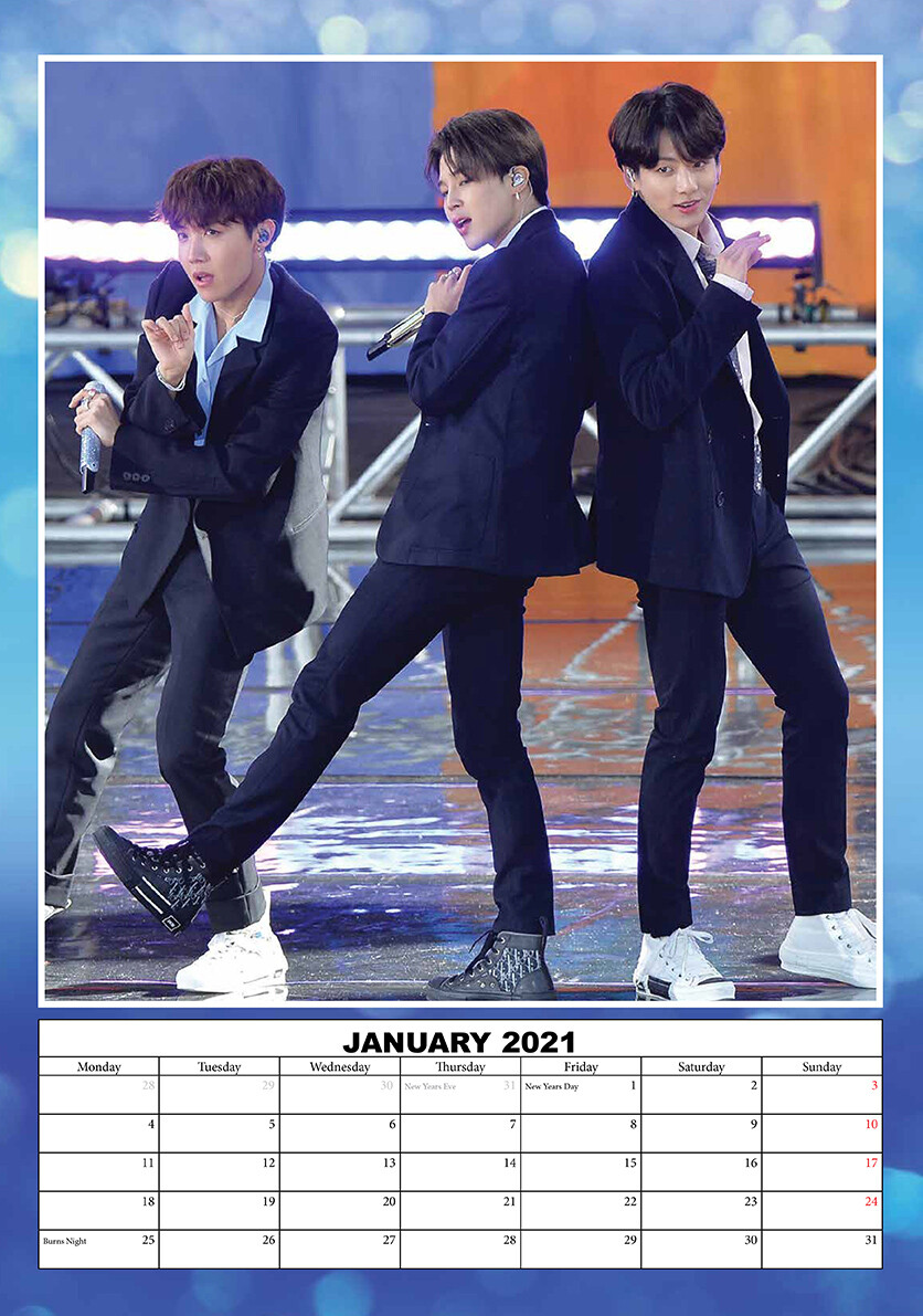BTS - Wall Calendars 2021 | Buy at Europosters