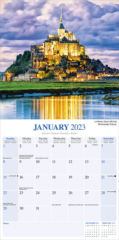 Castles - Wall Calendars 2023 | Buy at UKposters