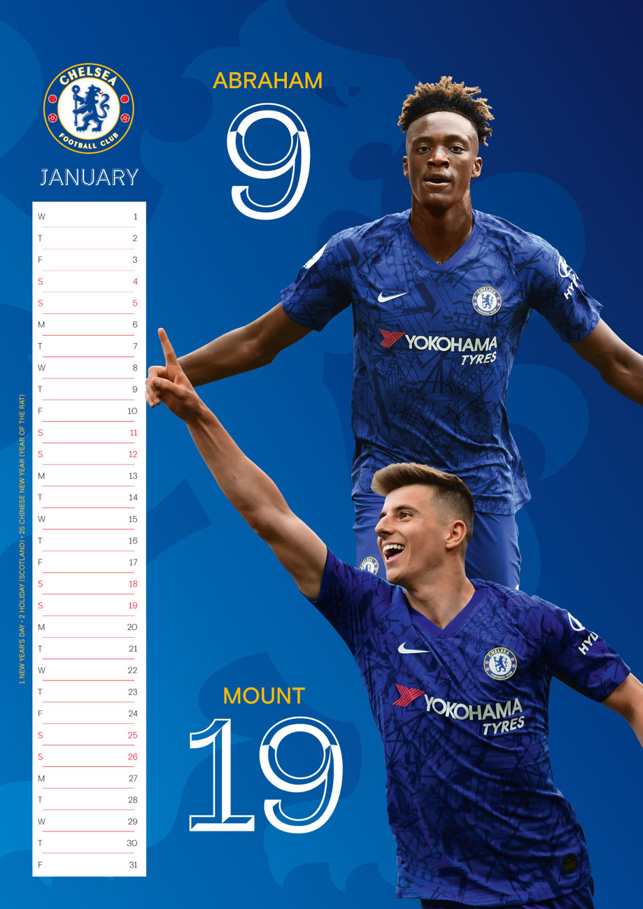 Chelsea FC - Wall Calendars 2020 | Buy at UKposters