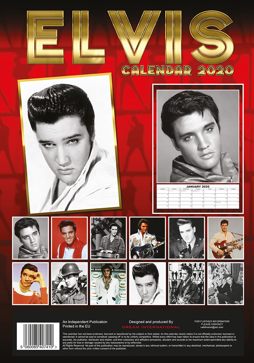 Elvis Presley - Wall Calendars 2020 | Buy at UKposters