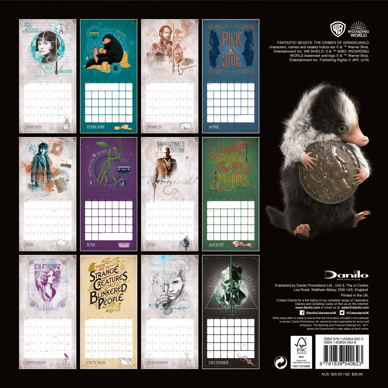 Fantastic Beasts - Wall Calendars 2024 | Buy at UKposters