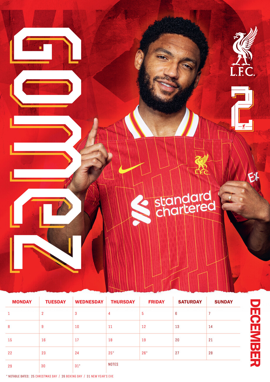 FC Liverpool - Wall Calendars 2027 | Buy at UKposters
