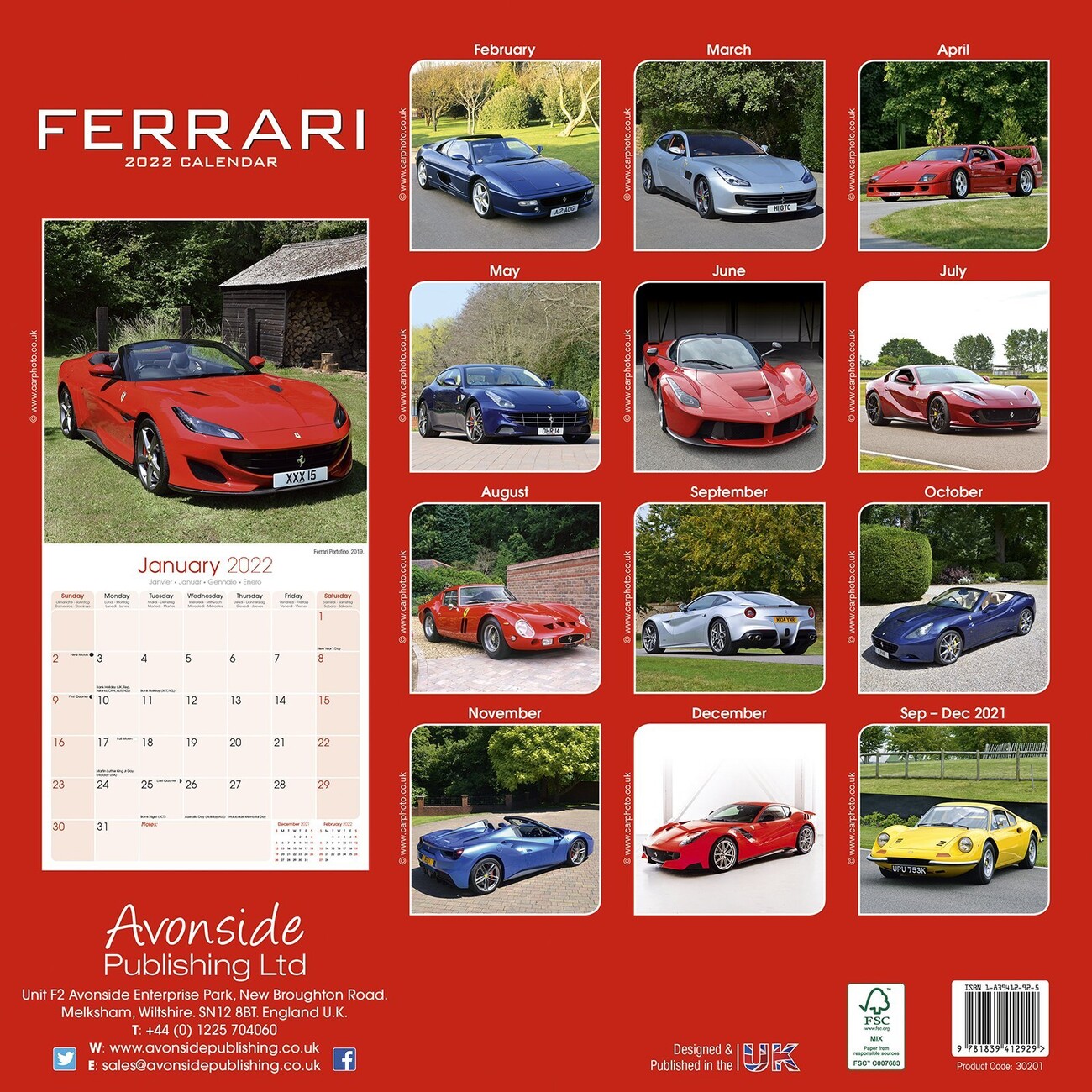 Ferrari - Wall Calendars 2022 | Buy at UKposters