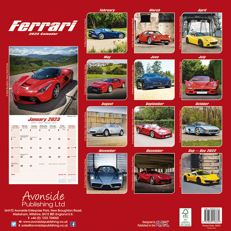 Ferrari - Wall Calendars 2023 | Buy at UKposters