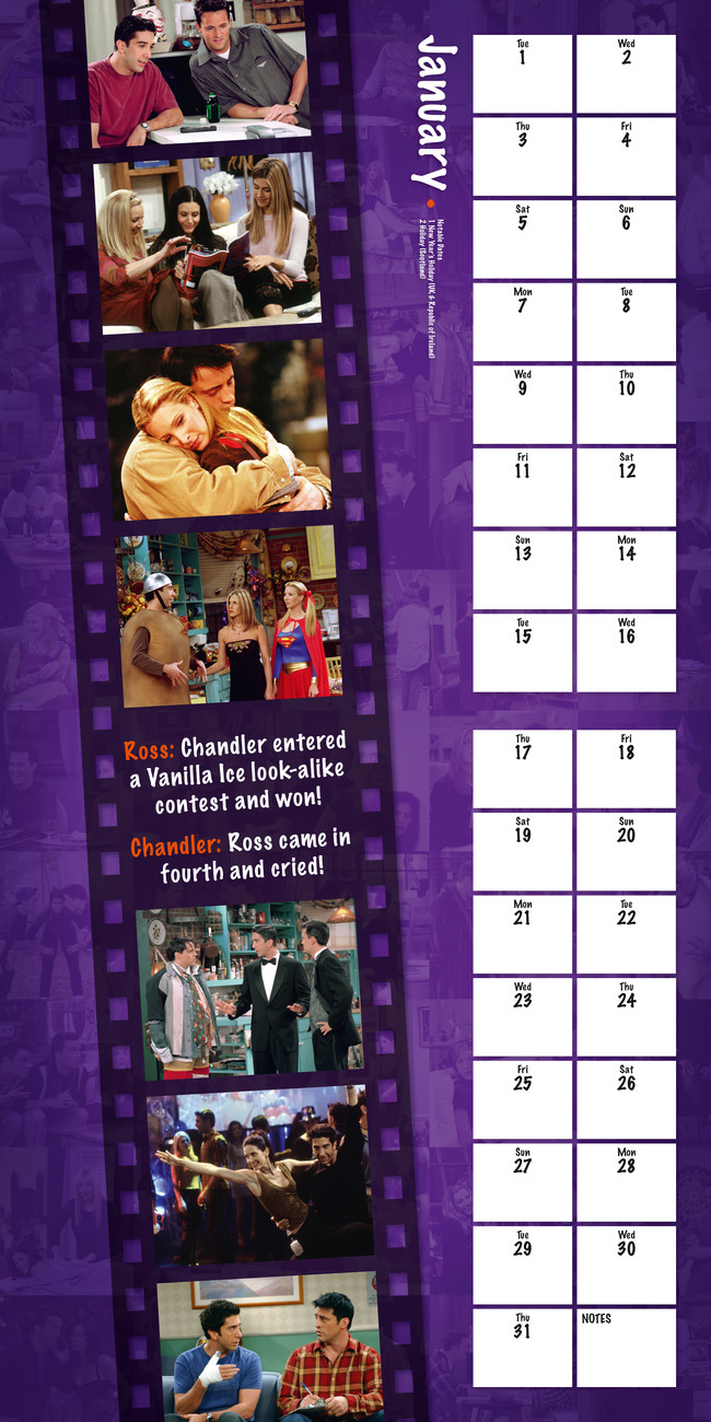 Friends - Wall Calendars 2024 | Buy at UKposters