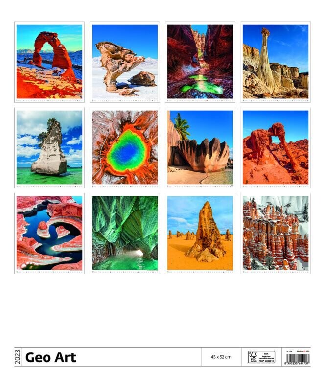 Geo Art - Wall Calendars 2023 | Buy at Europosters
