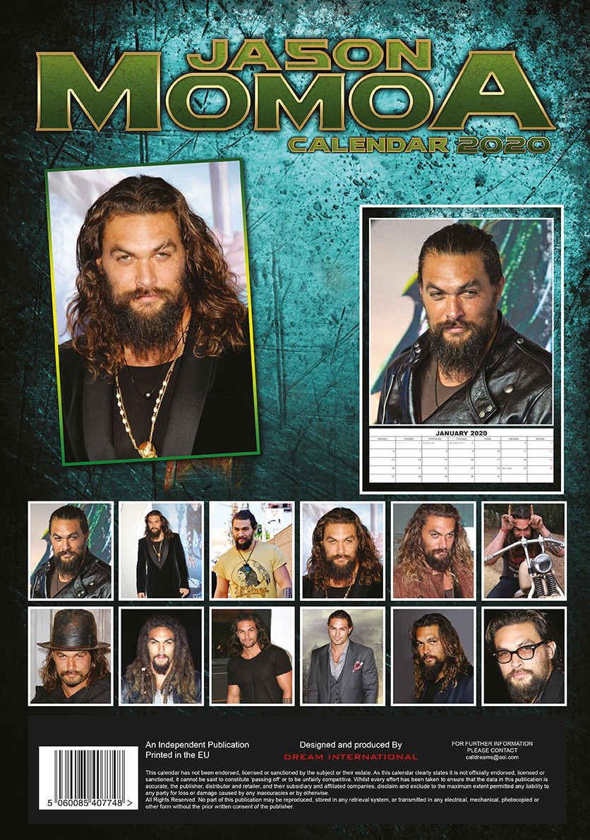 Jason Momoa - Wall Calendars 2024 | Buy at Europosters