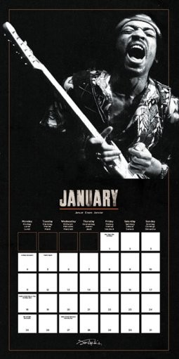 Jimi Hendrix - Wall Calendars 2024 | Buy at UKposters