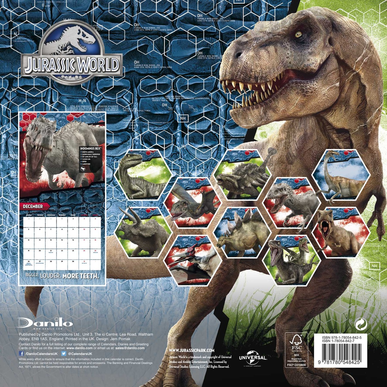 Jurassic World - Wall Calendars 2016 | Buy at UKposters