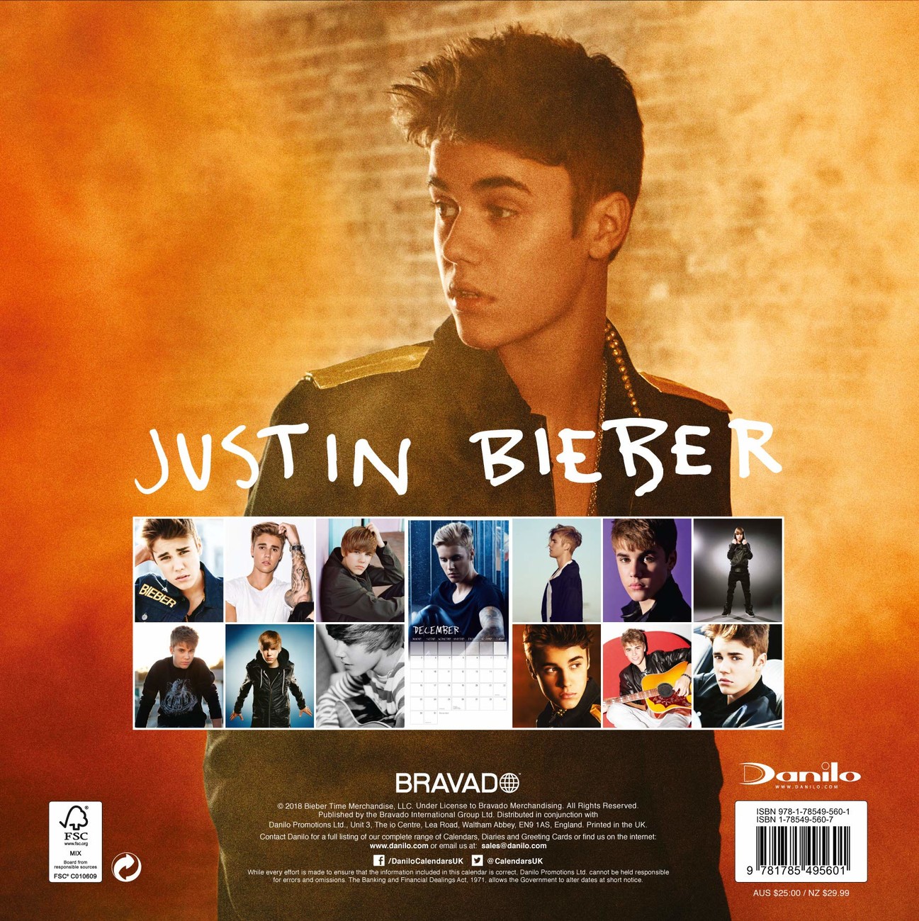 Justin Bieber - Wall Calendars 2019 | Buy at UKposters