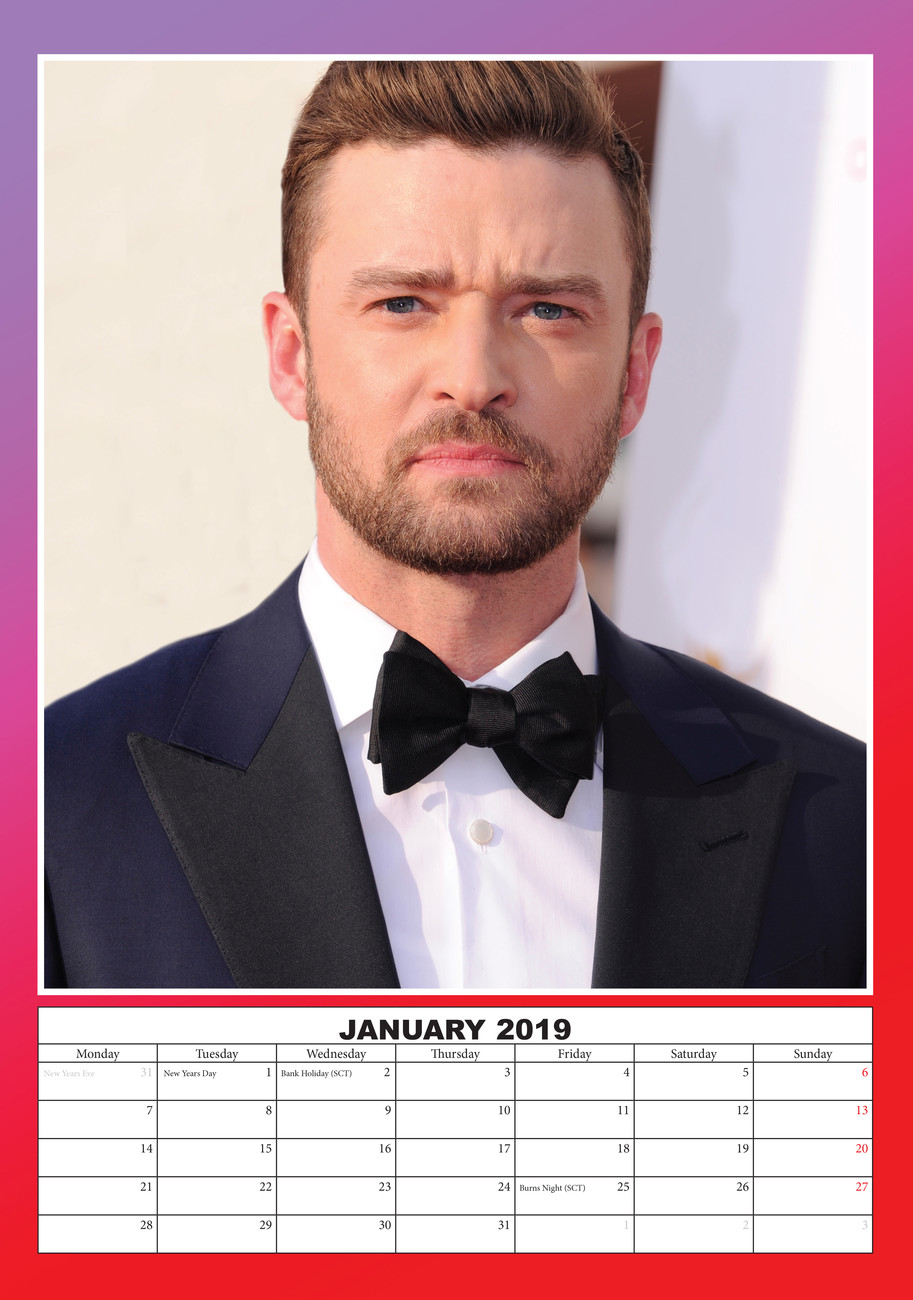 Justin Timberlake - Wall Calendars 2019 | Buy at UKposters
