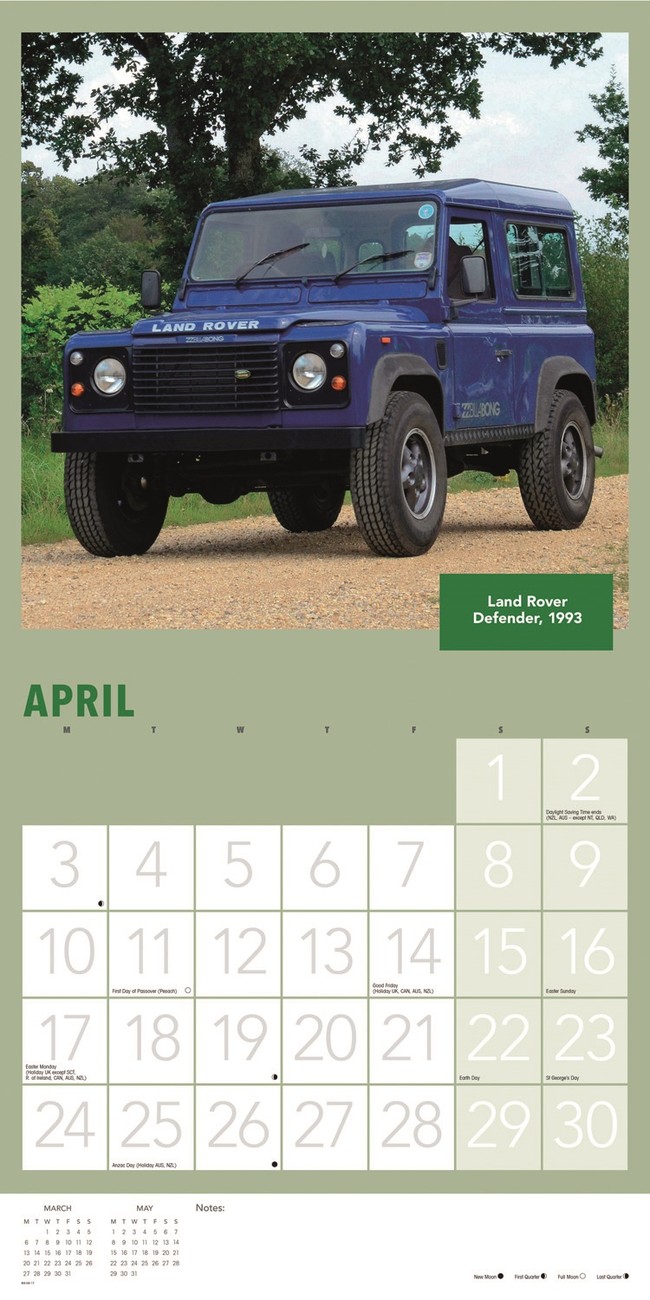 Land Rover - Wall Calendars 2017 | Buy at Europosters
