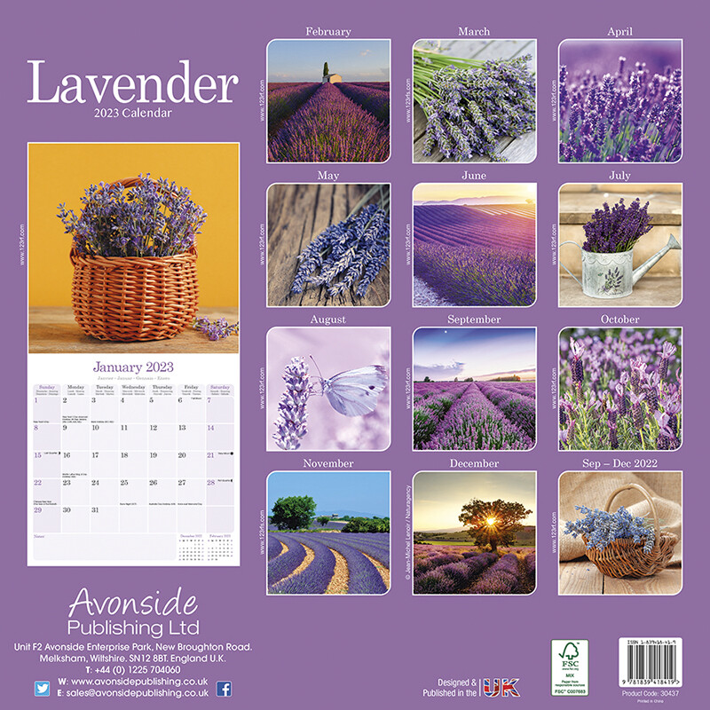 Lavender - Wall Calendars 2023 | Buy at UKposters