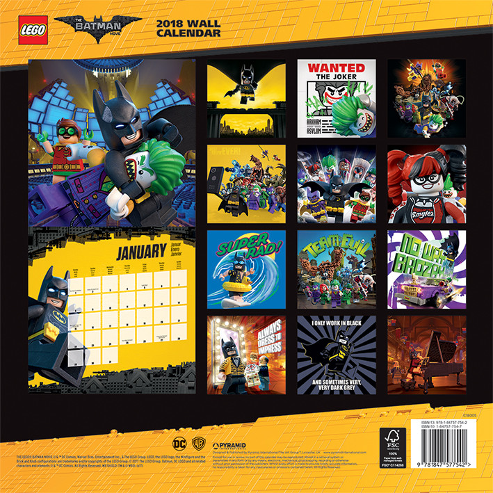 Lego Batman - Wall Calendars 2024 | Buy at UKposters