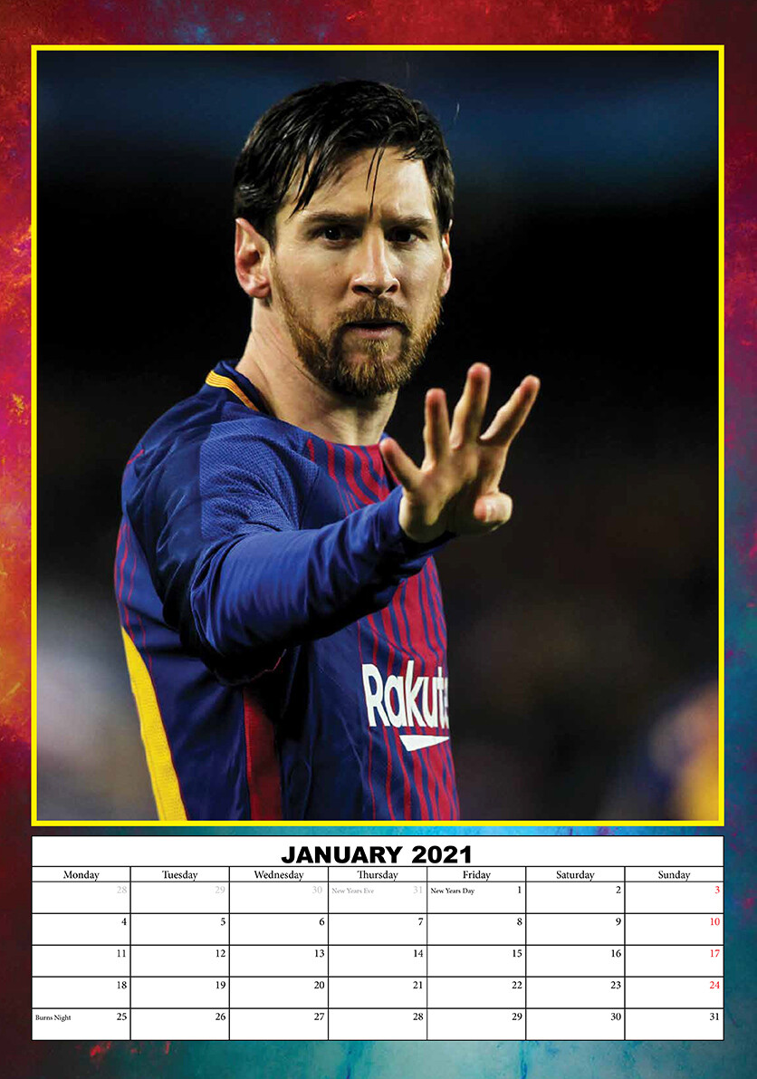 Lionel Messi - Wall Calendars 2021 | Buy at UKposters