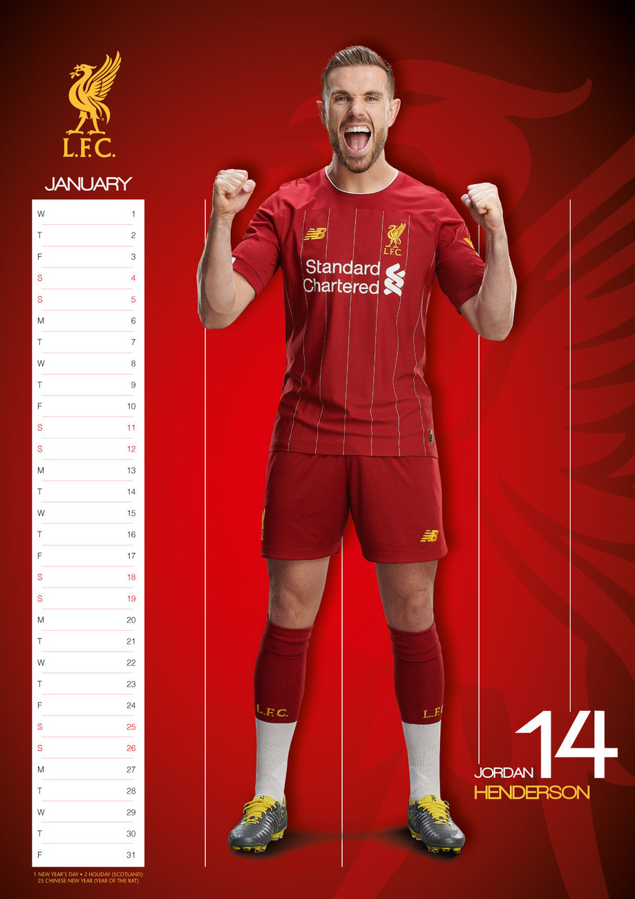 Liverpool FC - Wall Calendars 2020 | Buy at UKposters