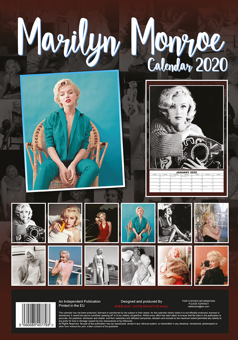 Marilyn Monroe - Wall Calendars 2020 | Buy at UKposters