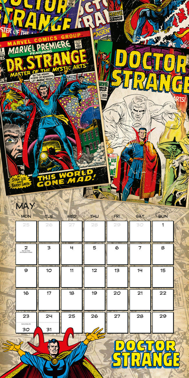 Marvel Retro Classics - Wall Calendars 2016 | Buy at UKposters