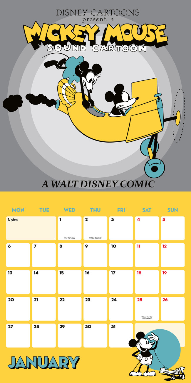 Mickey Mouse Classic - Wall Calendars 2020 | Buy at UKposters