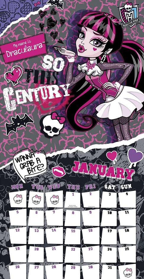 Monster High - Wall Calendars 2015 | Buy at Europosters