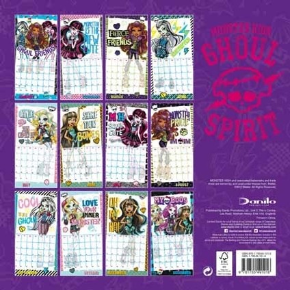 Monster High - Wall Calendars 2017 | Buy at UKposters