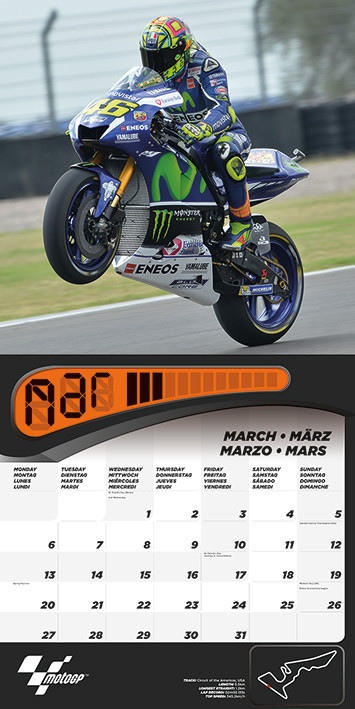 Moto GP - Wall Calendars 2017 | Buy at UKposters