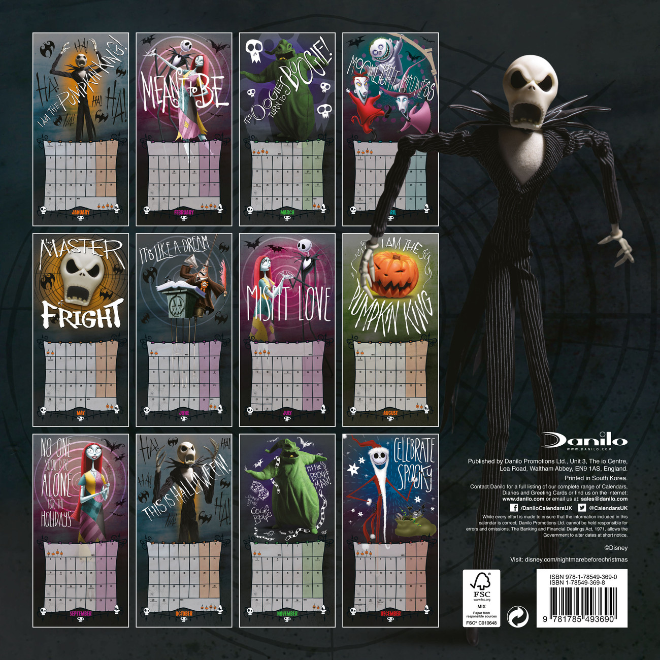 Nightmare Before Christmas - Wall Calendars 2018 | Buy at UKposters