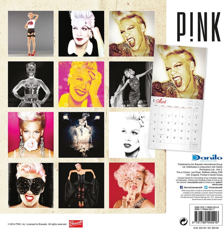 Pink - P!NK - Wall Calendars 2015 | Buy at UKposters