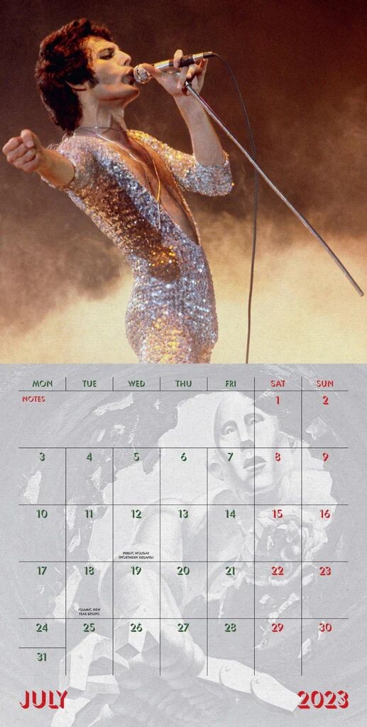 Queen - Collector's Edition - Wall Calendars 2023 | Buy at UKposters