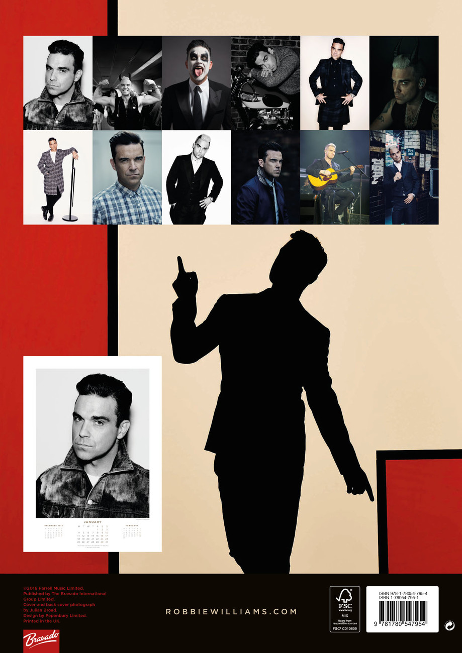 Robbie Williams - Wall Calendars 2016 | Buy at UKposters