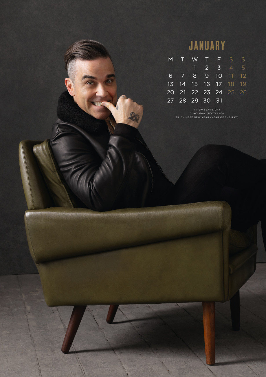Robbie Williams - Wall Calendars 2020 | Buy at UKposters