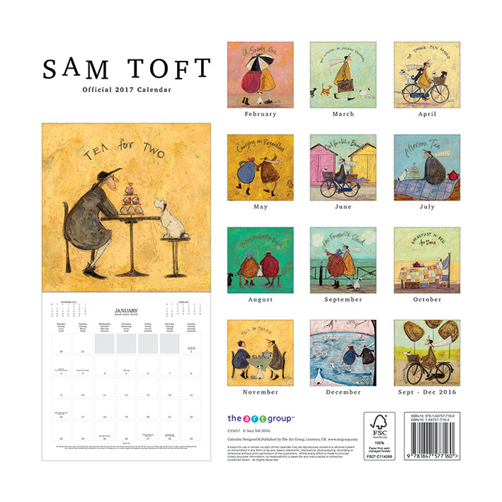 Sam Toft - Wall Calendars 2017 | Buy at Europosters